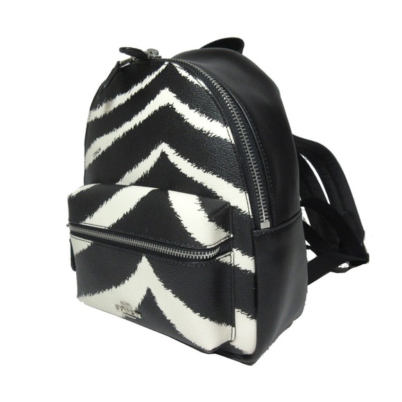 Coach | Bags | Coach Mini Charlie Backpack In Zebra F3933 | Poshmark